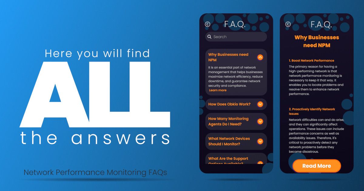 Network Performance Monitoring Faqs Obkio