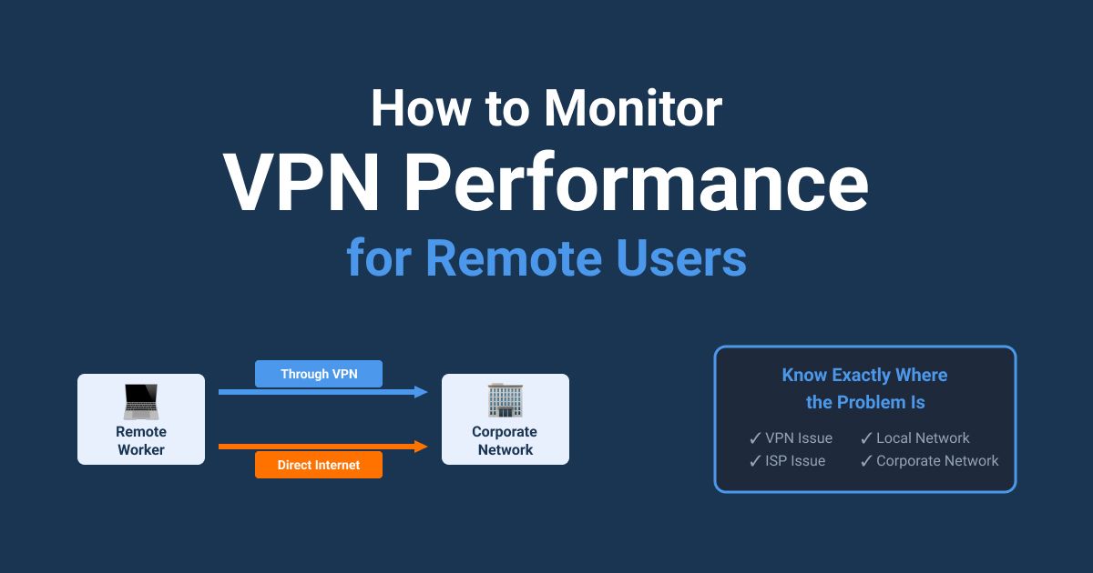 How to Monitor VPN Performance for Remote Users - Obkio